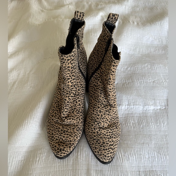 Shoes | Leopard Print Ankle Boots | Poshmark